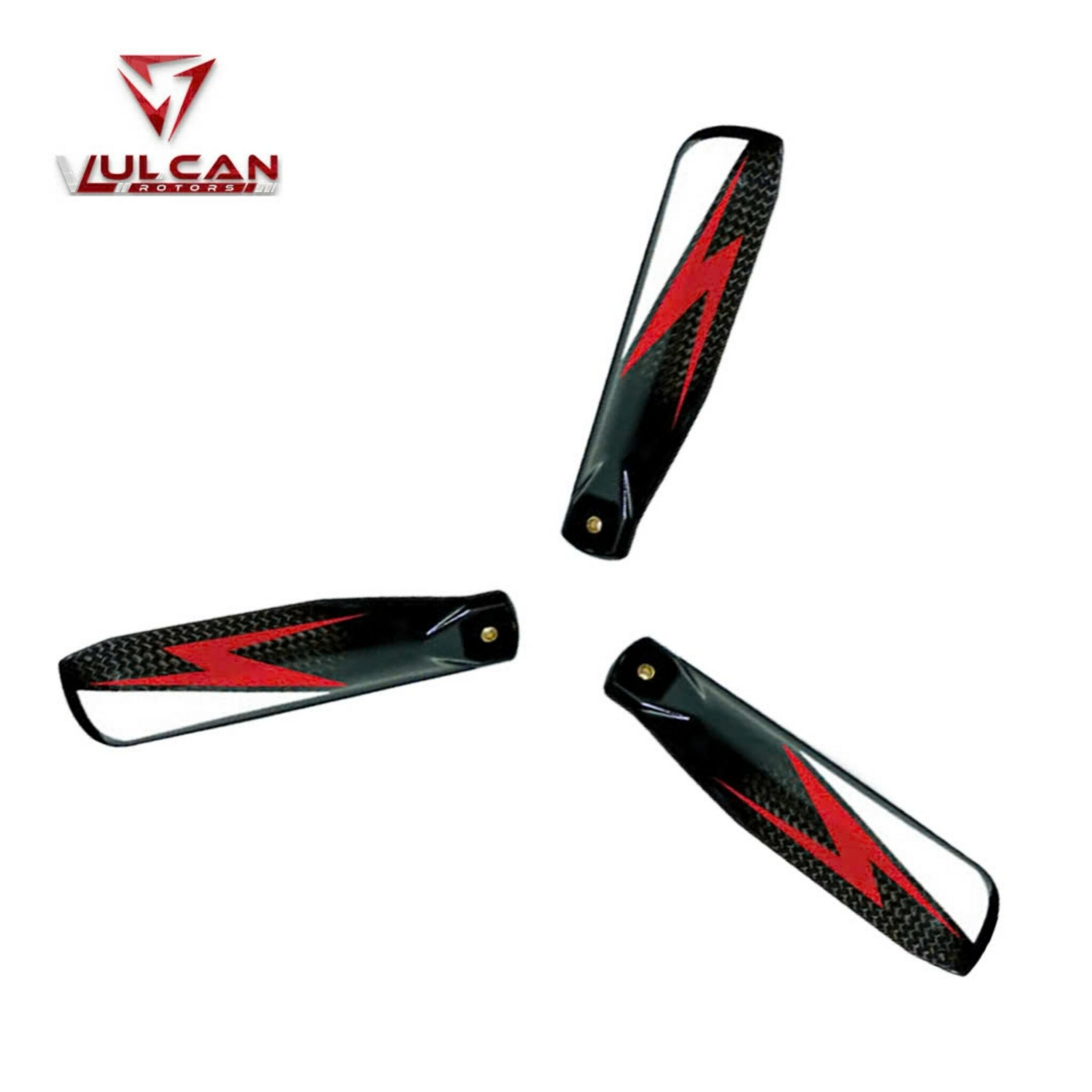 VULCAN ROTORS Precision Tail Rotor 3 Blades 105mm (RED) – Vulcan Rotors